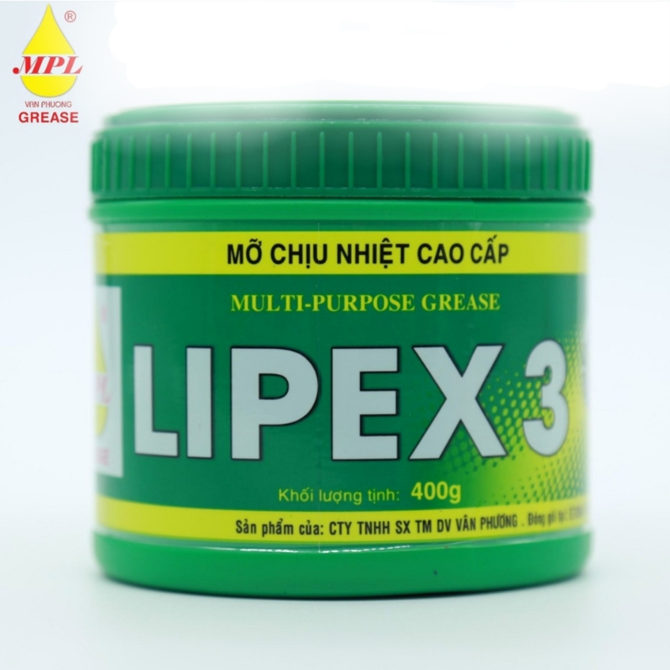 Mỡ bò chịu nhiệt cao cấp, Mỡ bôi trơn chịu được nhiệt độ cao Lipex 3, chống gỉ oxy hóa MIUSHOP ...