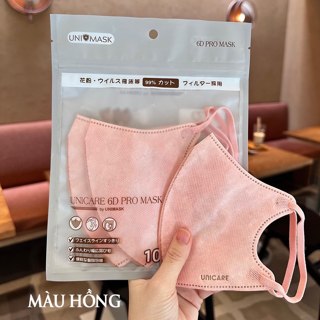 Khẩu trang 6D PRO UNICARE, hàng cao cấp chính hãng UNI MASK vnmask giá ...