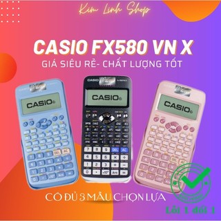Máy tính Casio FX-580 VNX đủ 3 mầu, máy tính casio dành cho học sinh ...