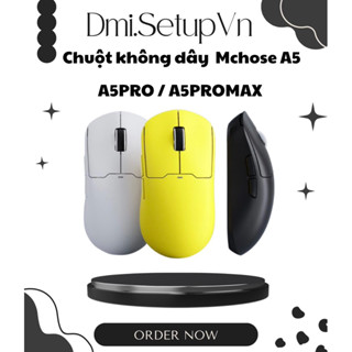 Chuột Gaming không dây siêu nhẹ MCHOSE A5 / A5 Pro / A5 Pro Max giá tốt Tháng 07, 2025