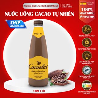 Sữa cacao nhập khẩu Tây Ban Nha, không gluten Original Cacaolat chai 1L ...