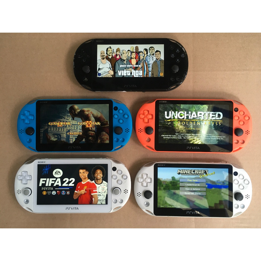 Máy Chơi Game Ps Vita 2000 – PSV 2000 (Kho GameFree 5000+ PSP/PS1/GBA ...