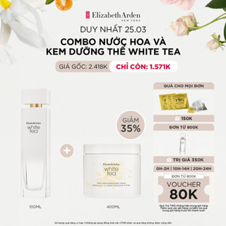COMBO Nước hoa Nữ Elizabeth Arden White Tea EDT 100ml + Kem dưỡng thể ...
