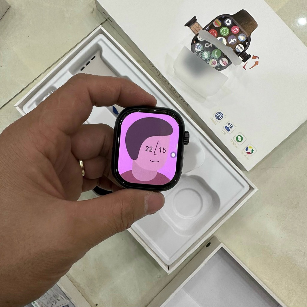 Đồng hồ thông minh s9 pro max lắp sim 5g màn hình amoled siêu tràn hd