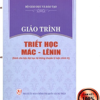 Sách - Giáo trình Triết học Mác - Lênin (Dành cho bậc Đại học hệ không ...