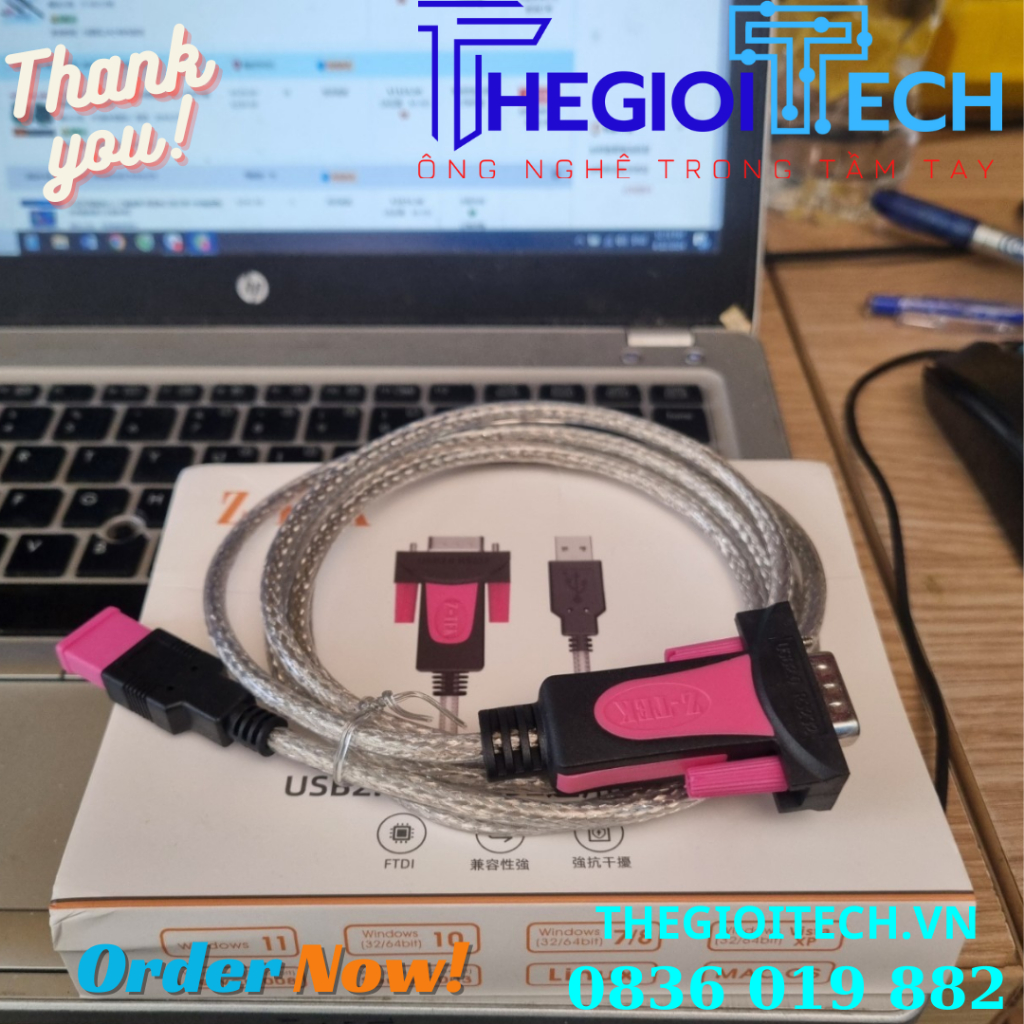 CÁP USB -> RS 232 ZTEK (ZE 533A)