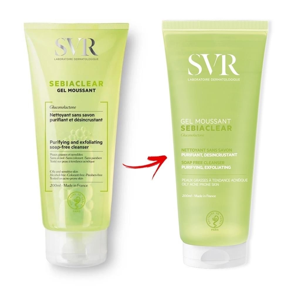 Sữa rửa mặt svr srm svr, sữa rửa mặt svr xanh dành cho da dầu mụn gel