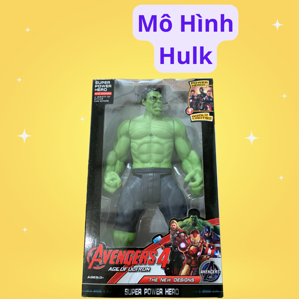 Mua Mô hình Hulk mô hình khổng lồ xanh siêu nhân cao 27cm nhựa cực bền ...