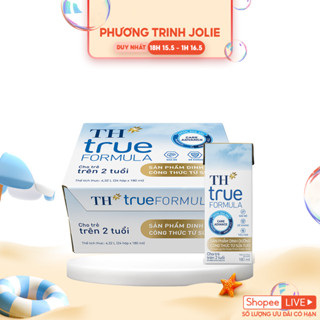 Thùng 24 hộp sản phẩm dinh dưỡng công thức sữa tươi TH True Formula 180ml (180ml x 24) giá tốt ...