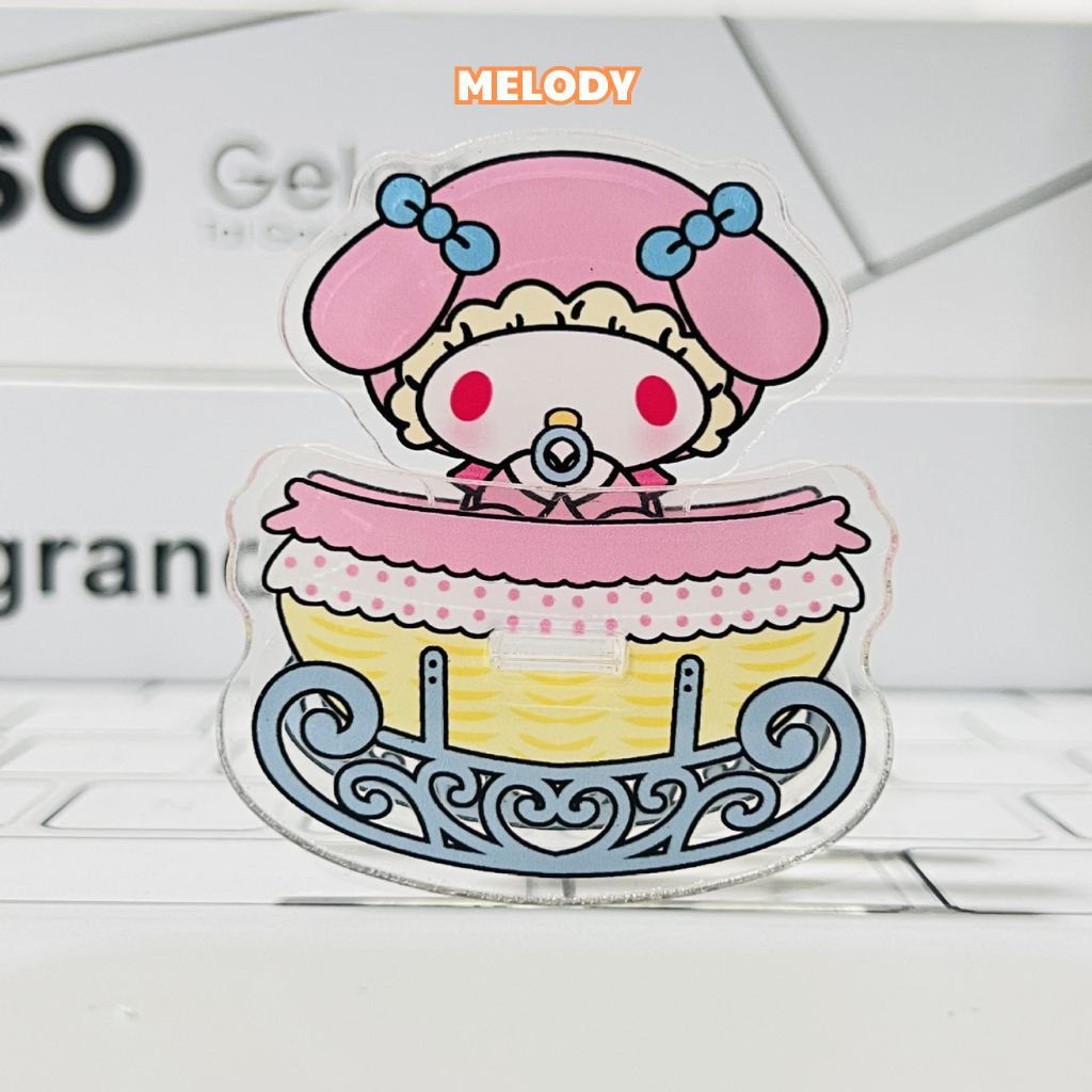 Mô hình sanrio standee acrylic bập bênh hello kitty pochacco kuromi ...