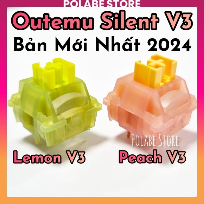 Outemu Silent White Silent Gray Yellow Linear Tactile Switch Outemu Silent Peach Lemon V3 Công ...