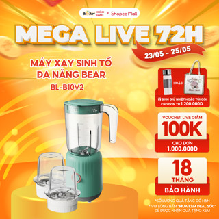 Máy Xay ăn Dặm Đa năng 3 Cối BEAR Xay Thịt, Xay Đồ Khô, Xay Đồ Ăn Dặm ...