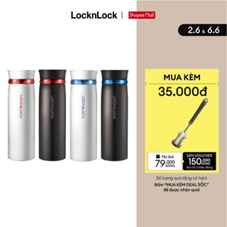 Bình giữ nhiệt Lock&Lock Feather Light 450ml - 4 màu trắng/đen/xanh/đỏ ...