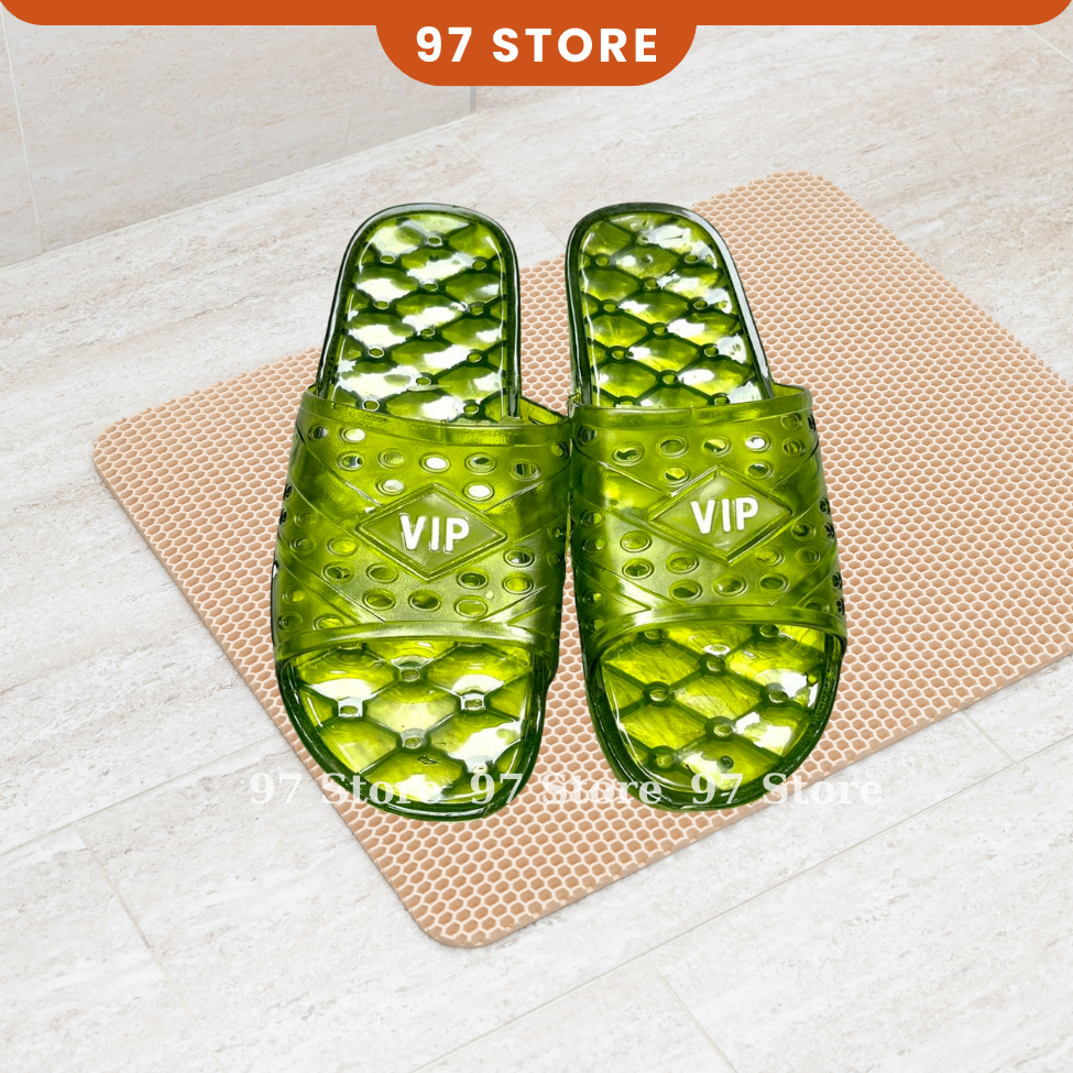 Dép vip, dép đi nhà tắm có lỗ thoát nước chống trơn trượt, dép nhựa ...