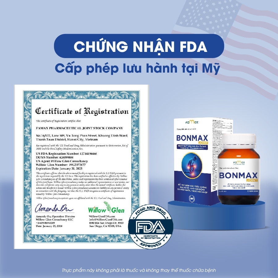 VIÊN UỐNG XƯƠNG KHỚP BONMAX JOINT LỌ 60 VIÊN giá tốt Tháng 09, 2025