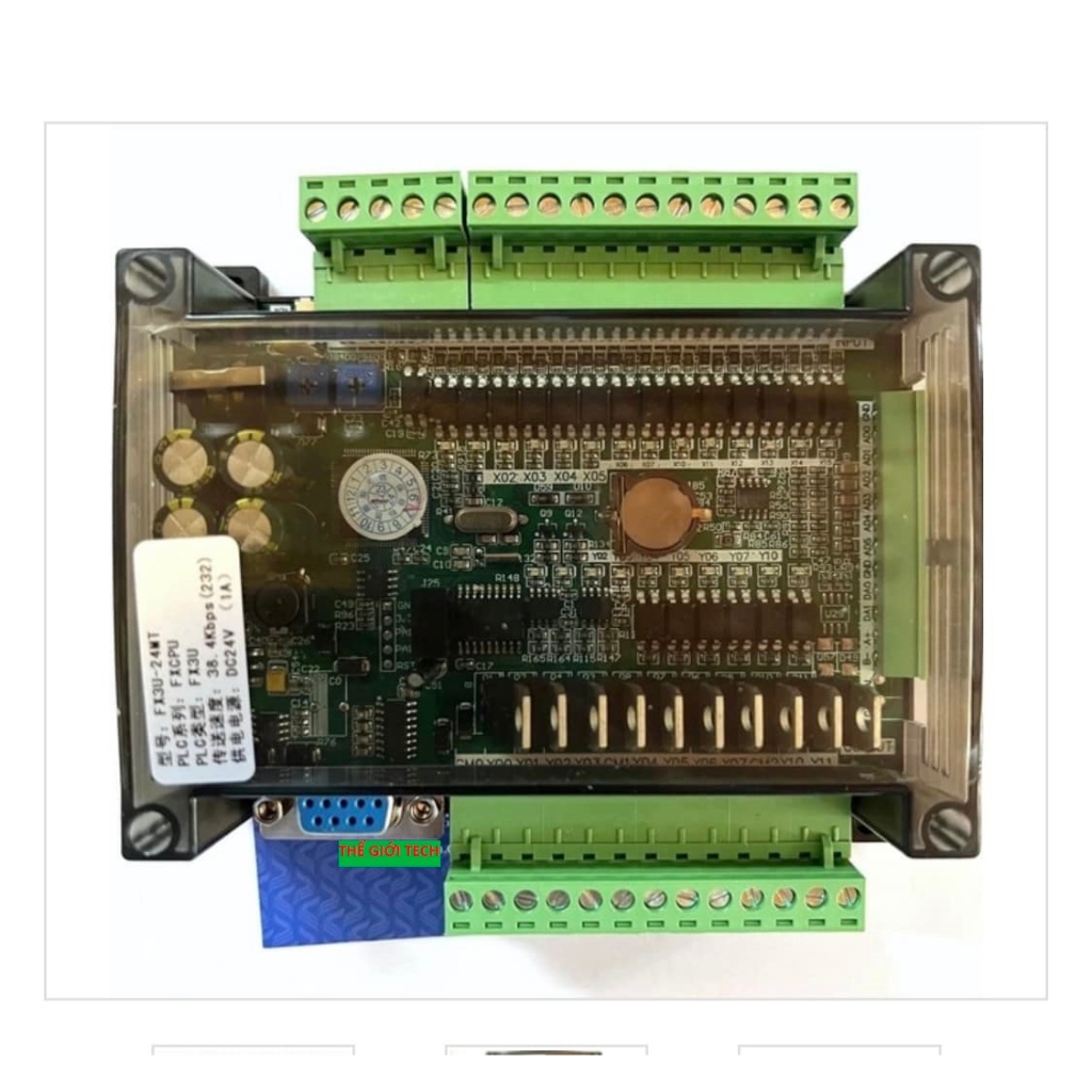 Bộ lập trình PLC Mitsubishi FX3U 24MR-6AD2DA-RTC J