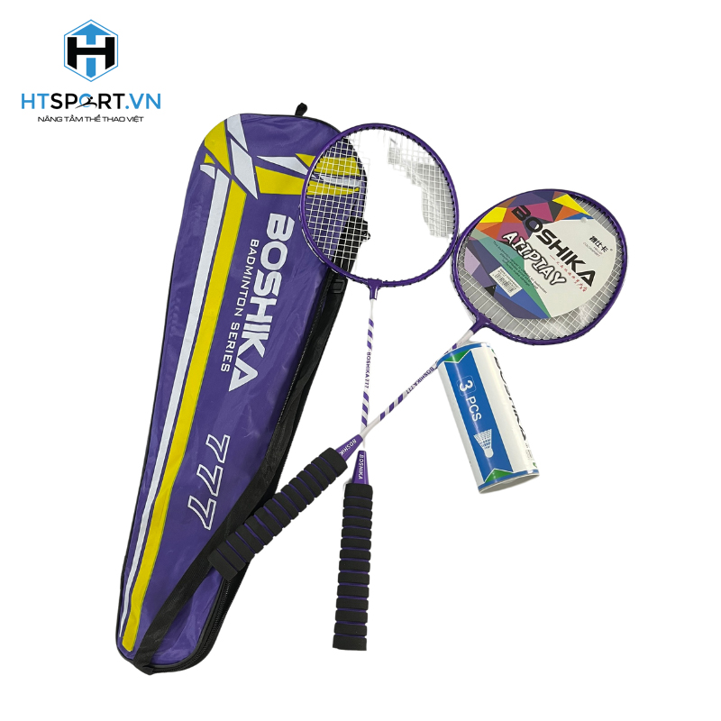 Vợt Cầu Lông, Cặp Vợt Cầu Lông BOSHIKA 777, Bộ Vợt Cầu Lông Hợp Kim ...