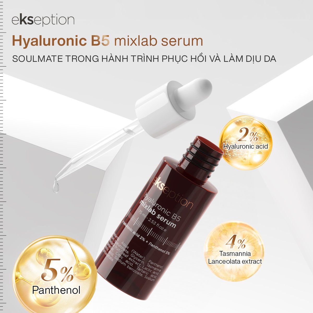 Tinh chất Ekseption hyaluronic B5 mixlab serum 75ml Thanh Chân ...