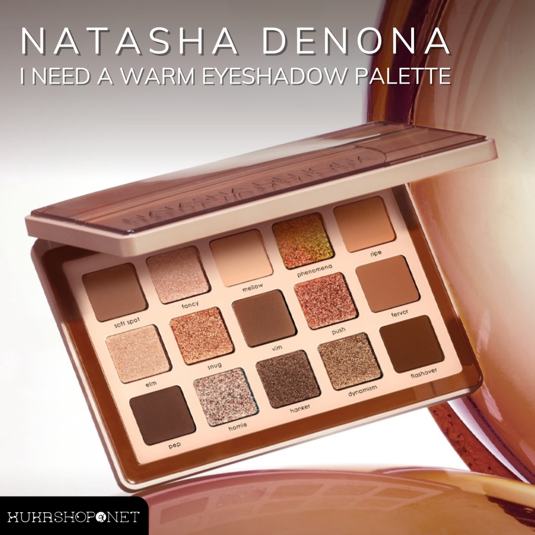 Bảng phấn mắt Natasha I Need A Warm Eyeshadow Palette 15 ô kết hợp dạng ...