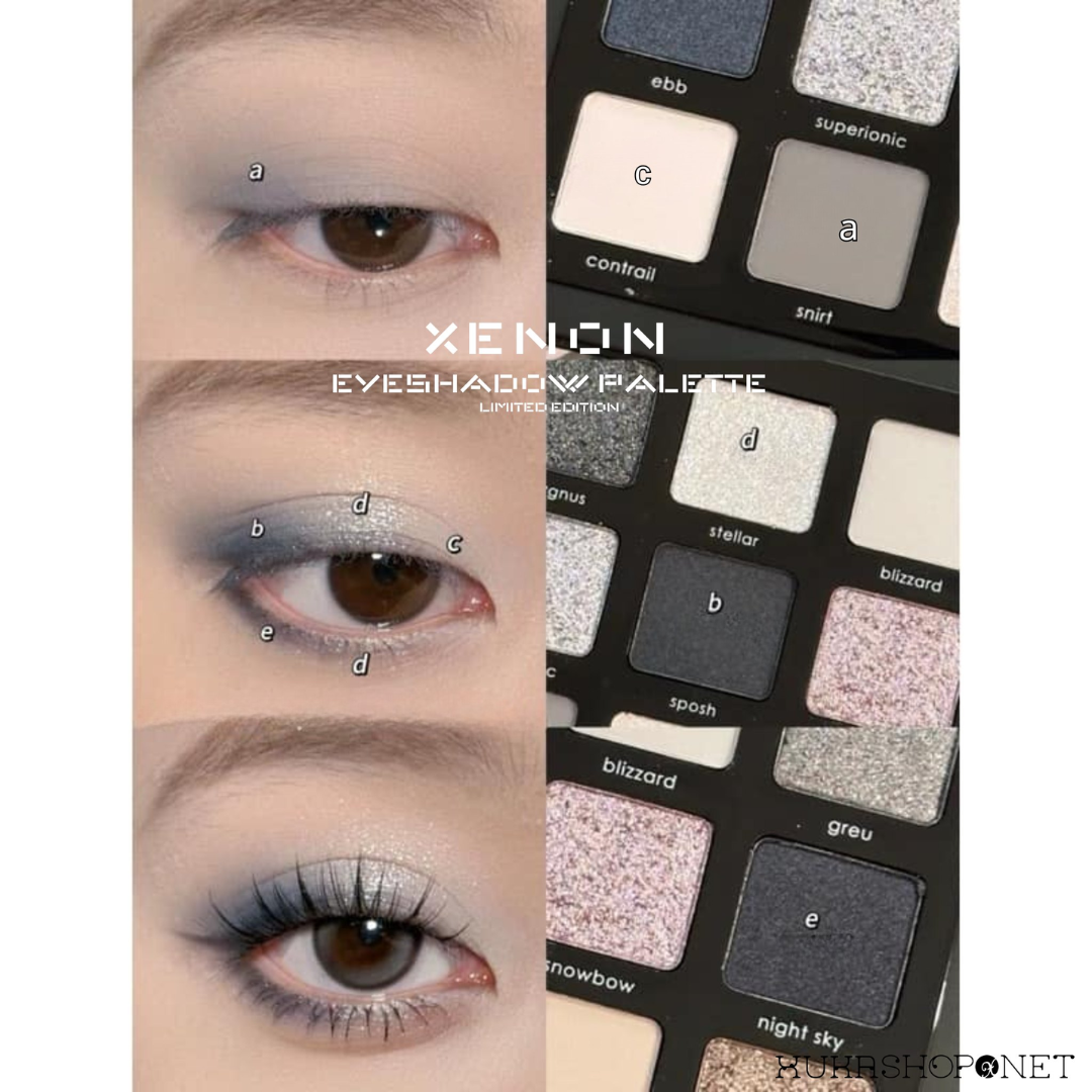 Bảng Phấn Mắt Natasha Denona Xenon Palette 15 ô màu