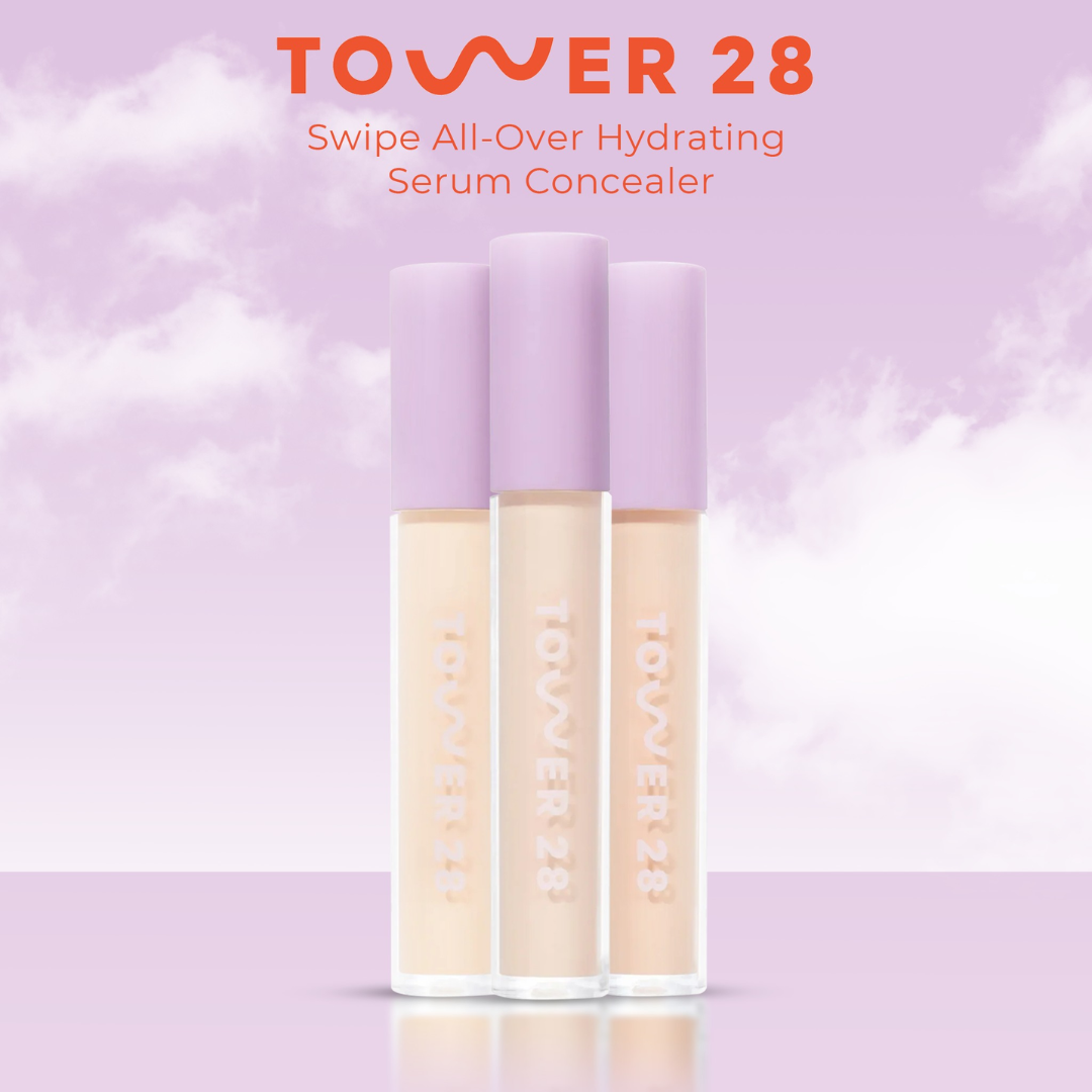 Che khuyết điểm Tower 28 Swipe All-Over Hydrating Serum Concealer