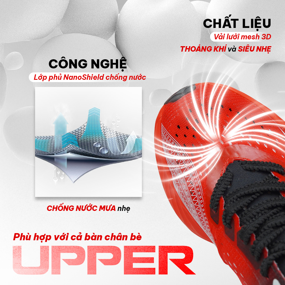 GIÀY CHẠY BỘ GOYA NEO PRO - ĐEN ĐỎ