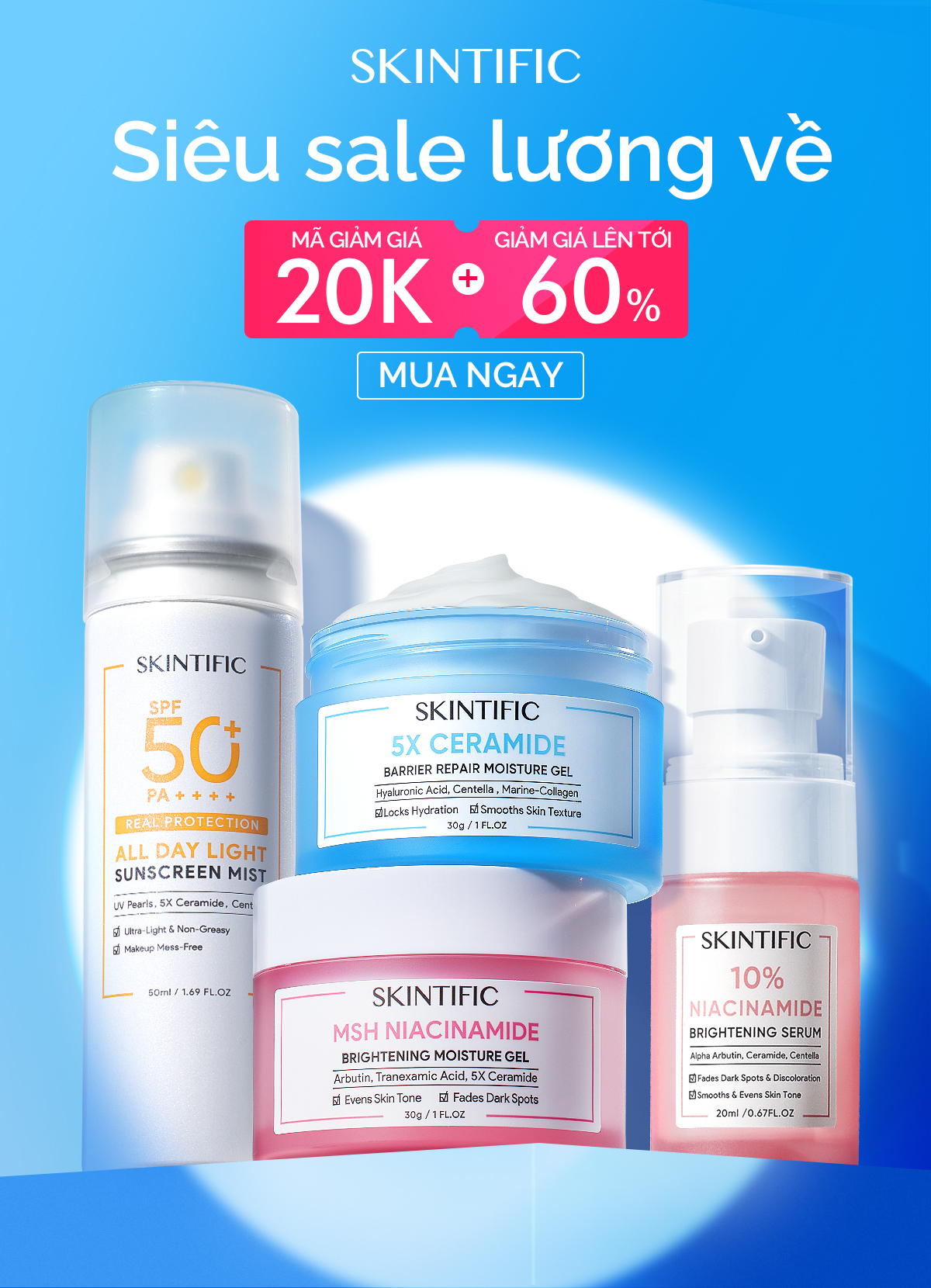 SKINTIFIC Official Store, Cửa hàng trực tuyến | Shopee Việt Nam
