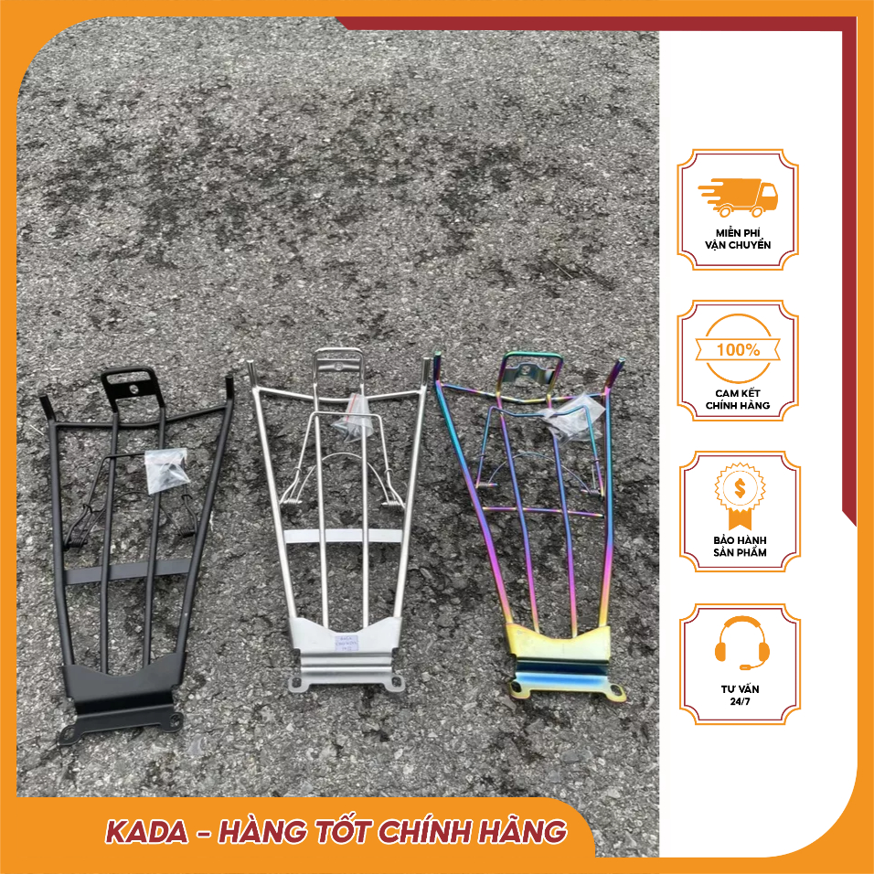 Mua Baga Cho Xe Máy Honda WinX 2023 Sơn Đen Tĩnh Điện, Inox, Titan 7 ...