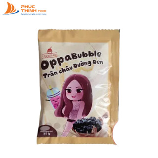 Trân Châu Oppa Bubble Ăn Liền Hộp 350g Topping Giòn Dai Nguyên Liệu Trà ...