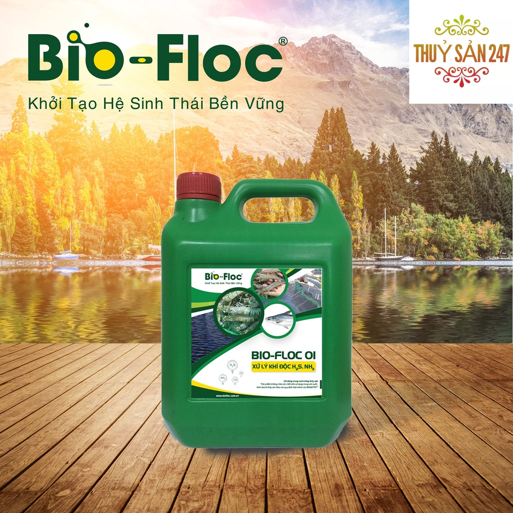 Mua Sản phẩm BIO-FLOC 01, Xử Lý Triệt Để Khí Độc H2S, NH3 cho ao nuôi ...
