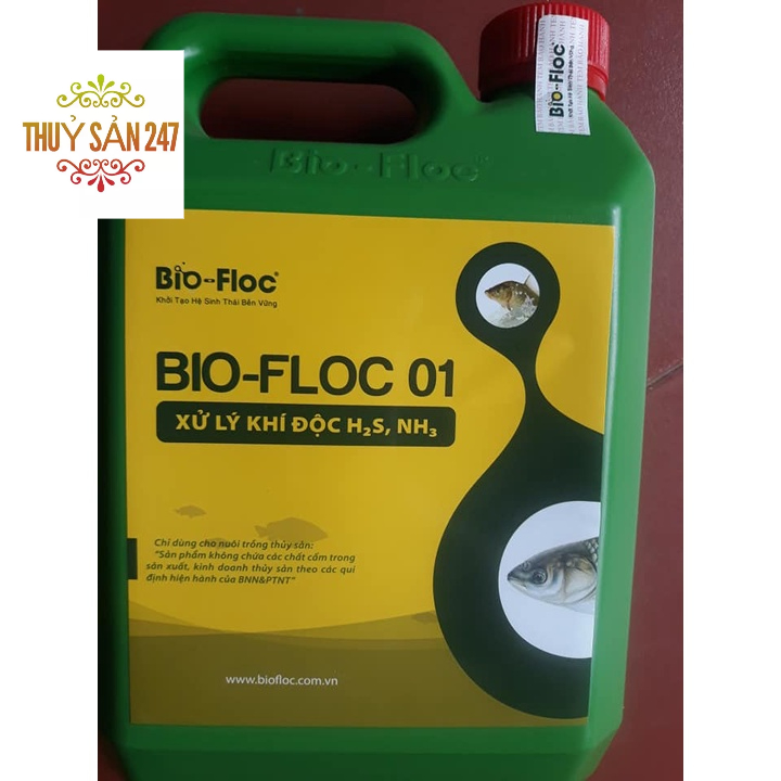 Mua Sản phẩm BIO-FLOC 01, Xử Lý Triệt Để Khí Độc H2S, NH3 cho ao nuôi ...