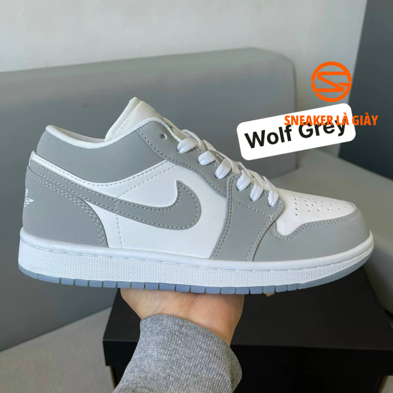 Mua Giày Air Jordan 1 Low Wolf Grey - BẢN CAO CẤP | FULLBOX giá rẻ nhất ...